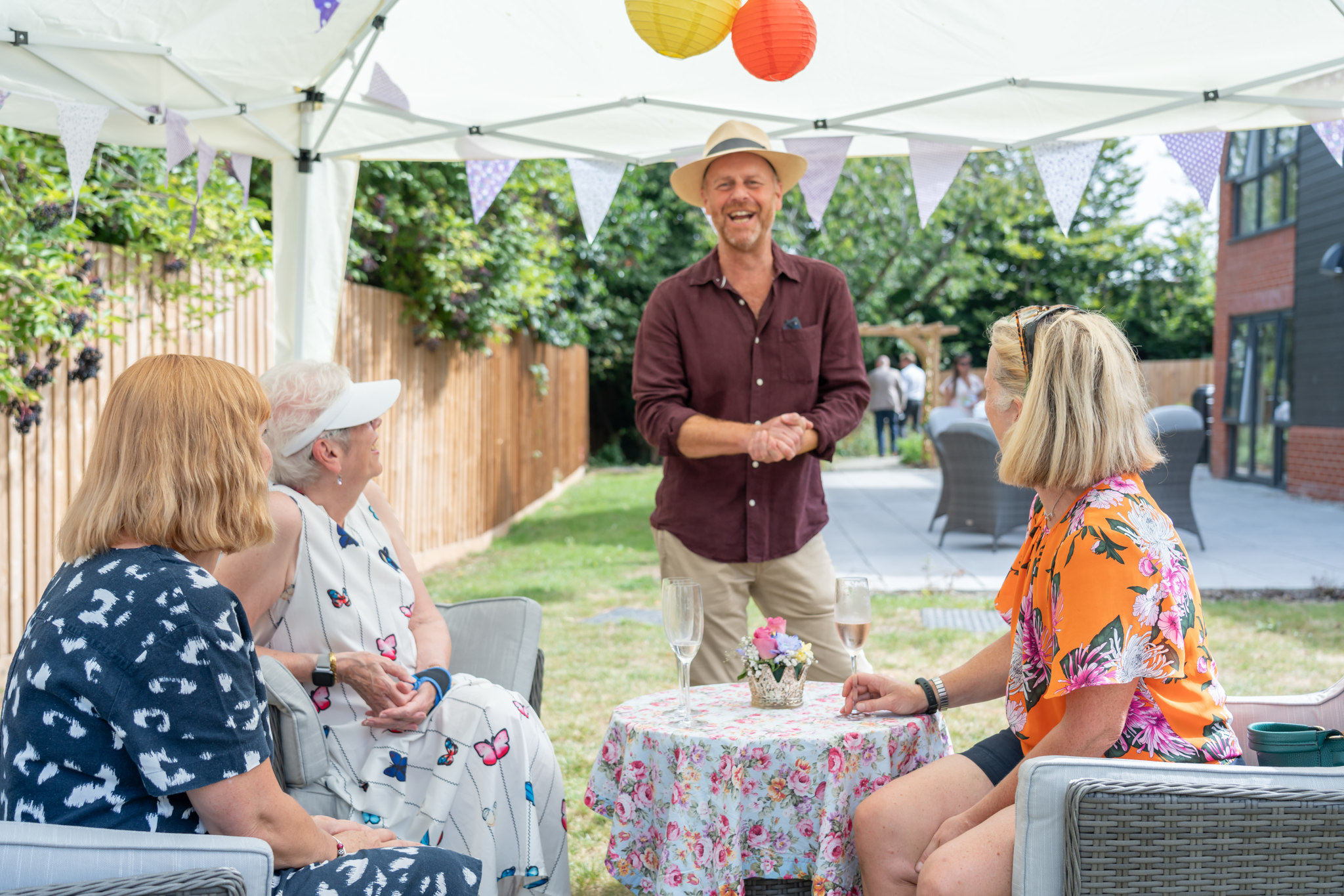 Celebrity Gardener Joe Swift Opens Maplewood Court Care Home Wildlife Garden | Oakland Care Homes
